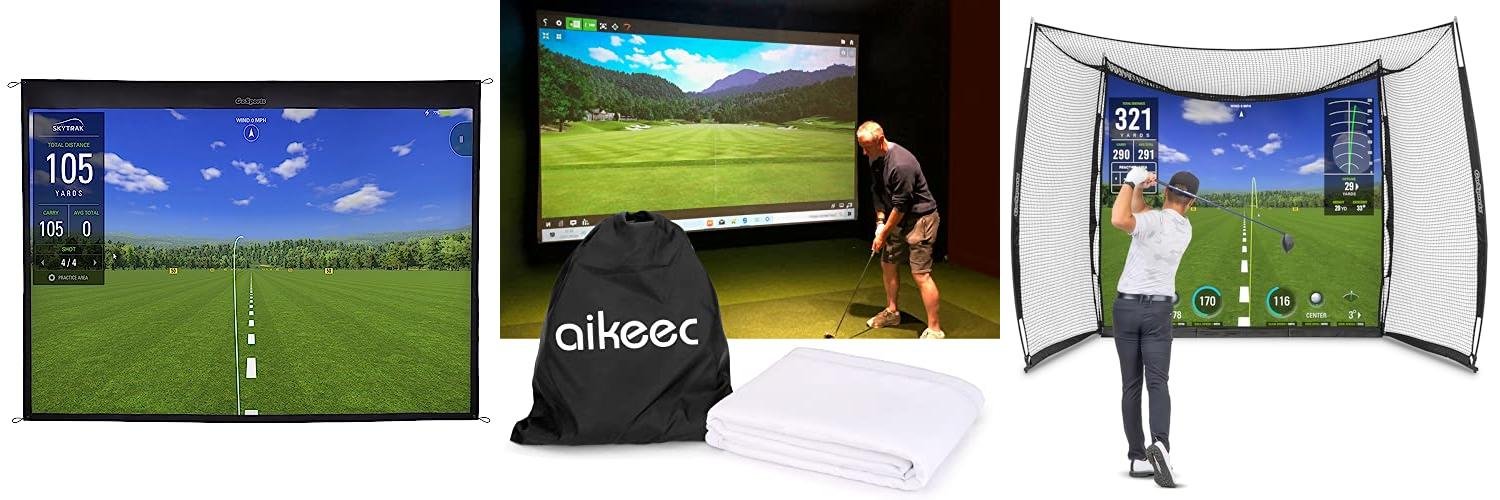 Top 5 Golf Simulator Screens: Reviews & Buying Guide for 2024