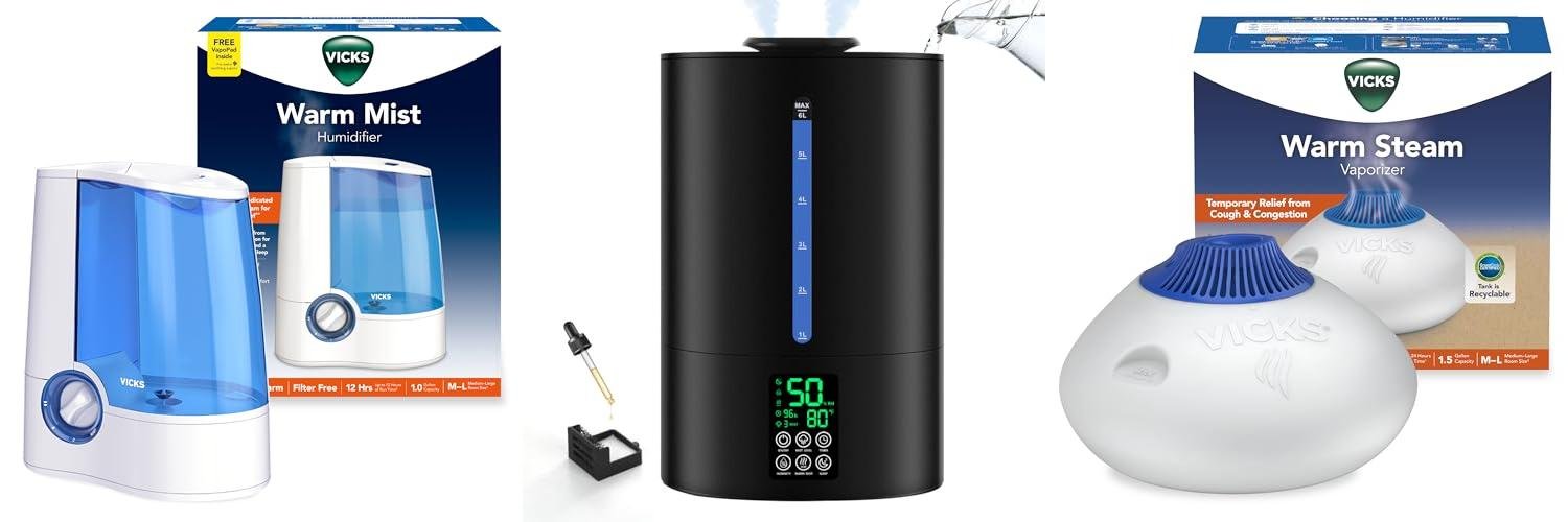 Top 5 Warm Mist Humidifiers: Reviews & Buyer's Guide for Comfort