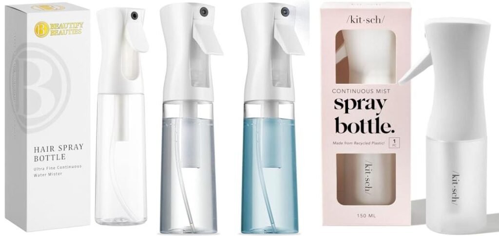 Top 5 Mist Spray Bottles for Curly Hair: Your Guide