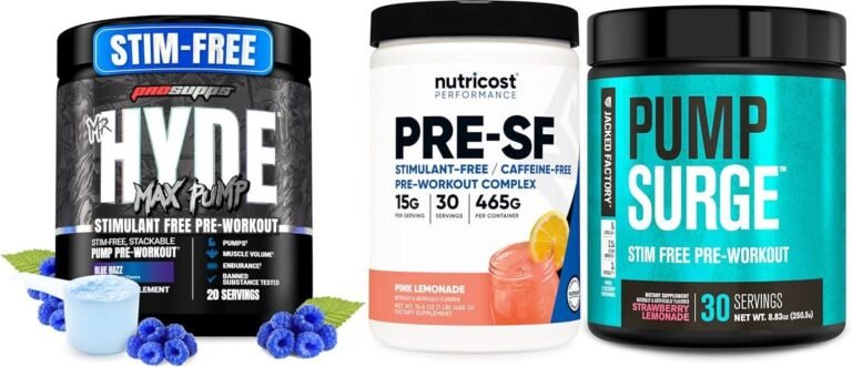 Top 5 Caffeine-Free Pre-Workout: Your Energy Boost